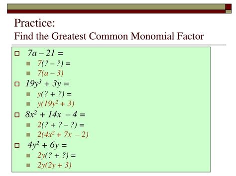 Ppt Section 5 5 Greatest Common Factors And Factoring By Grouping Powerpoint Presentation Id