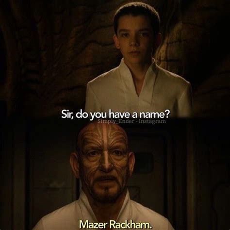 Mazer Rackham Orson Scott Card Enders Game Asa Butterfield