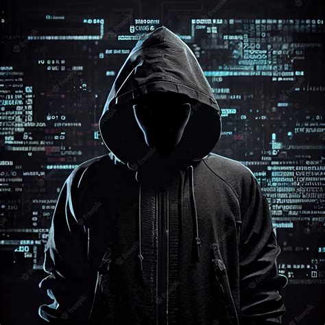 Premium Photo Portrait Of A Scifi Cyberpunk Hacker Hightech Futuristic Man From The Future