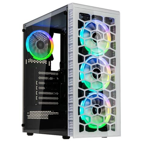 Kolink Observatory Lite Argb Midi Tower Gaming Case White