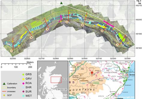 Locations Of The Gnss Reference Points Gcps Orthophotos Based On The Download Scientific