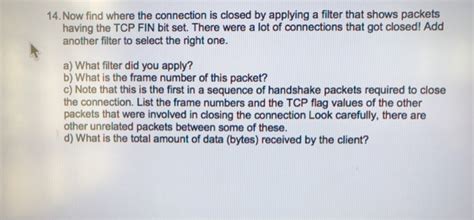 Solved 2 Select The First Udp Packets Then Select Each