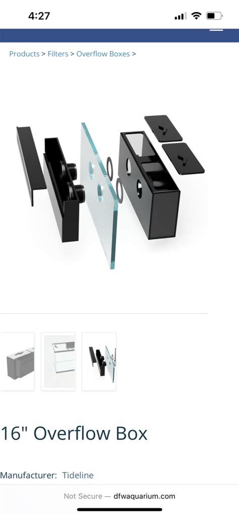 Overflow Options Question Would Like To Have Tank Water Close To Top Of Tank With Drilled