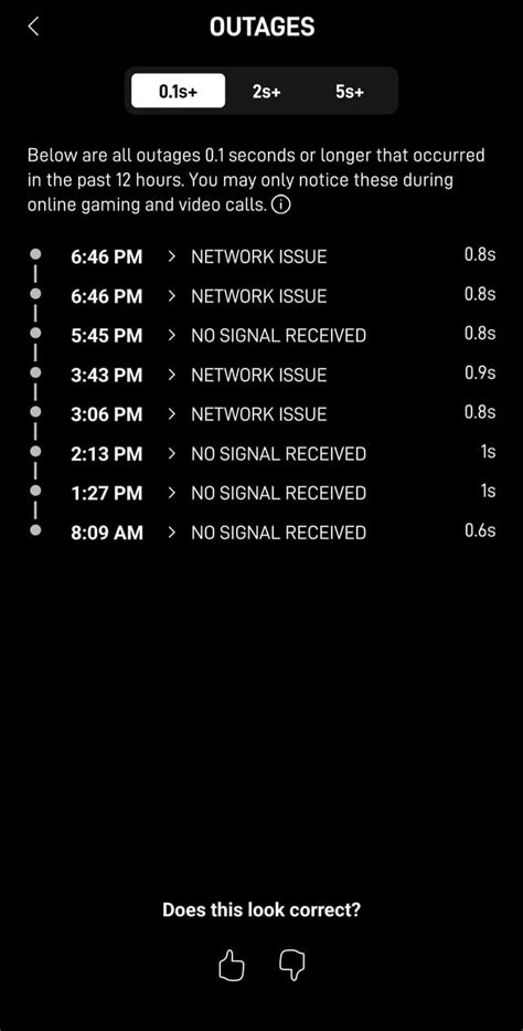 network issue r starlink