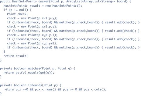 Public Hashset Answerpoint P Arraylist