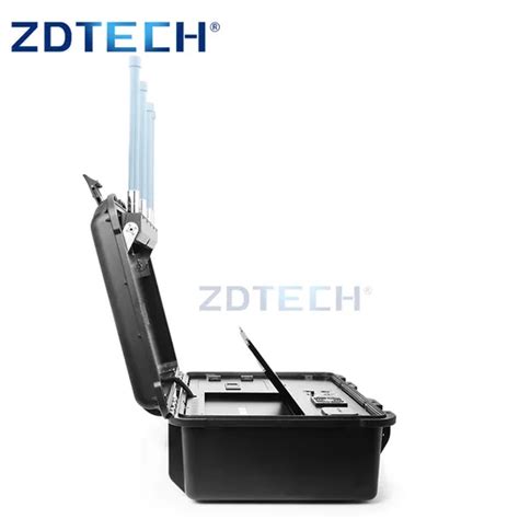 1km Detection Range Anti Drone System With Direction Finding Full Bands Coverage Uav Jammer