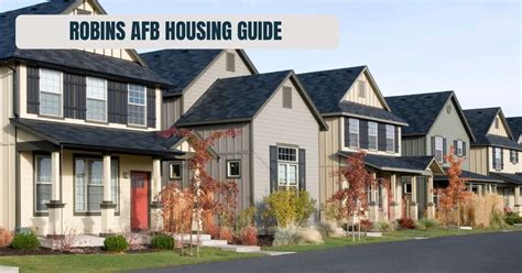 Robins Afb Housing Guide 2026 Bah Rates On Base And Off Base Options