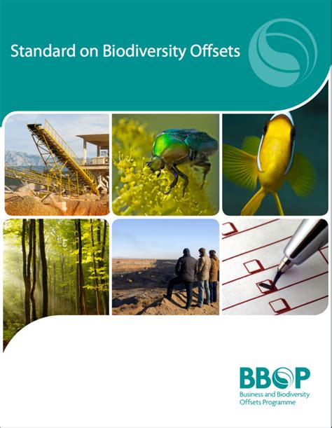 Standard On Biodiversity Offsets Capitals Coalition