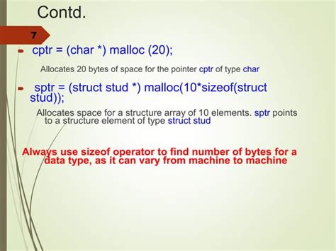 Dynamic Allocation Ppt Programming Languages Computing