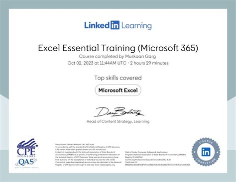 Muskaan Garg On Linkedin Certificate Of Completion