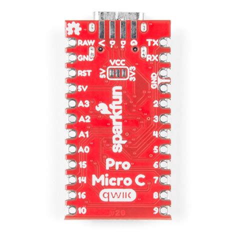 Sparkfun Qwiic Pro Micro Usb C Atmega32u4 Opencircuit