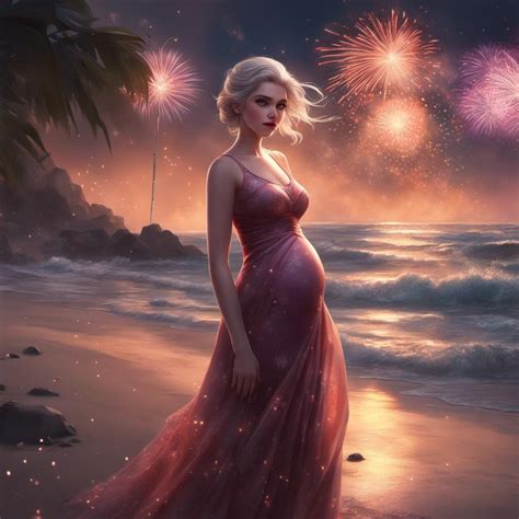 Elsa New Years Eve Pregnant 3 By Quantumreel On Deviantart
