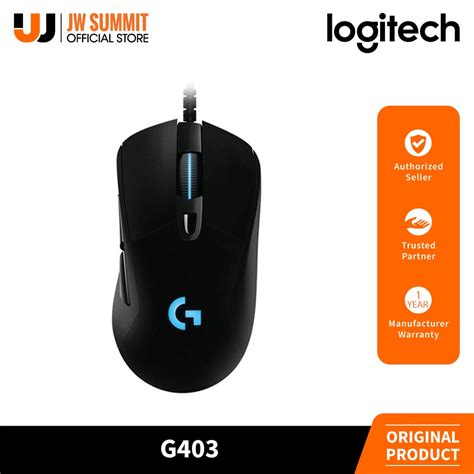 Logitech G403 Hero Prodigy Wired Programmable Gaming Mouse Lightsync Rgb Six Programmable