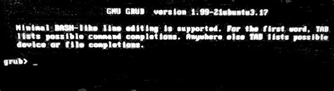 Boot GNU GRUB Terminal Instead Of Ubuntu Login Screen Ask Ubuntu
