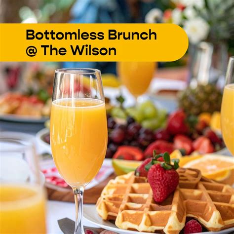 Bottomless Brunch The Wilson October 12 2025 New York Ny