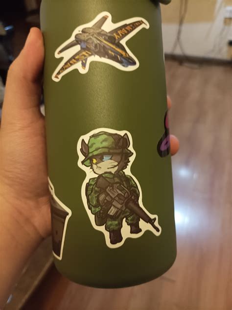 My Aqua Flask That My Aunt Gave To Me 😺💦🪖 R Furry