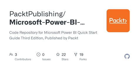 GitHub PacktPublishing Microsoft Power BI Quick Start Guide Third