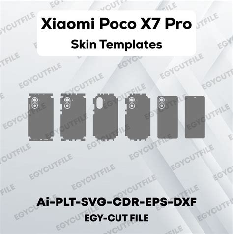 xiaomi poco x7 pro vector skin cut files egy cutfile