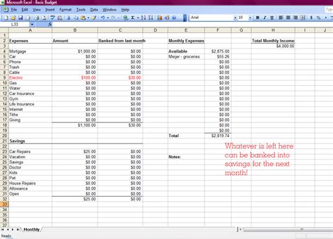 How To Set Up Excel Spreadsheet For Expenses For Swb Turquoise Blank