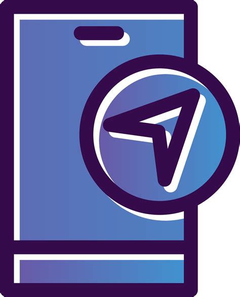 Navigation App Vector Icon Design 20196755 Vector Art At Vecteezy