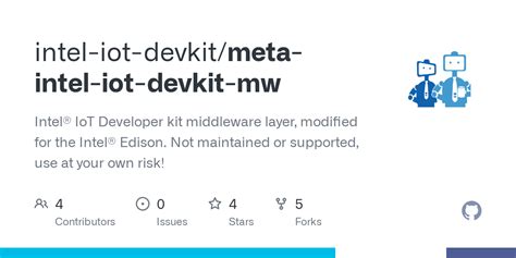 Github Intel Iot Devkit Meta Intel Iot Devkit Mw Intel Iot