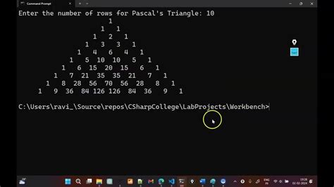 5 Pascal Triangle Implementation Part 3 Of 3 Youtube