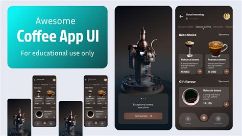 Mobile App UX UI Coffee APP Figma Mobile App UX UI Coffee APP Figma