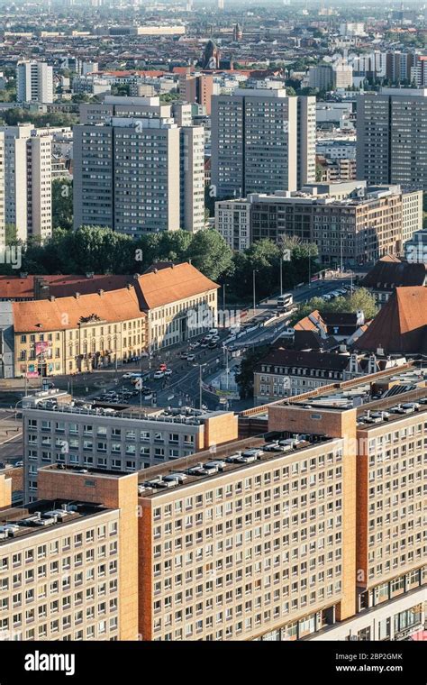 Berlin Germany May 18 2019 Old Ddr Architecture At Alexanderplatz