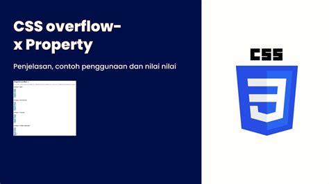 Belajar Css Lanjutan 384 Css Overflow X Property — Minarsih Tech