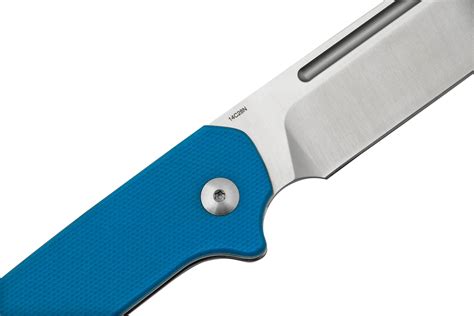 Qsp Knife Penguin Qs130sj C 14c28n Satin Blue G10 Slipjoint