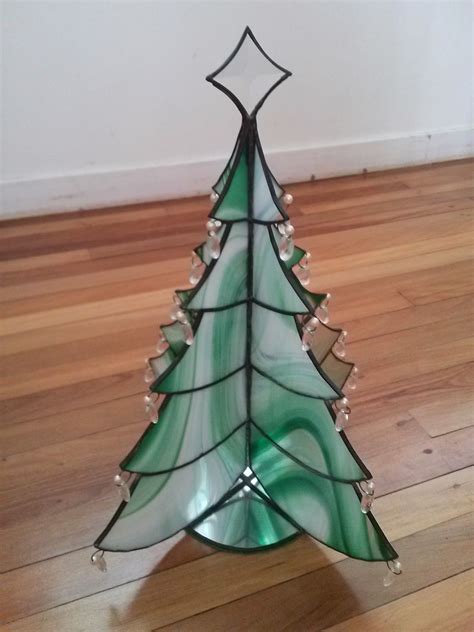 Stained Glass And Mosaic 3d Christmas Tree By Margaret Stained Glass