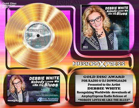 Artist Awards Debbie White Airplay Express