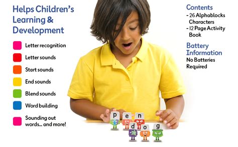 Alphablocks Alphabet Character Set 26 Letter Alphabet Toys For Phonics Games And Reading Skills