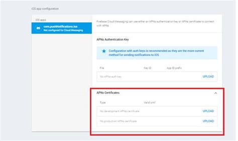 Firebase Push Notifications In Ionic Pro For Ios Devices