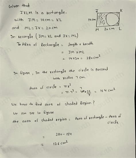 Solved In Diagram JKLM Is A Rectangle Dalam Rajah JKLM Ialah Segiempat Tepat Diagram
