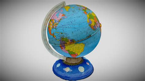 The Globe Buy Royalty Free 3d Model By Johnnokomis [7eea945