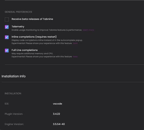 Inline Completions User Feedback · Issue 432 · Codotatabnine · Github