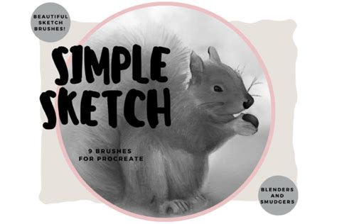 Procreate Simple Sketch Brushes X Graphic by Mini Trezò Design Creative Fabrica
