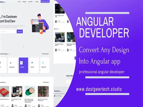 Responsive Angular Web App Upwork