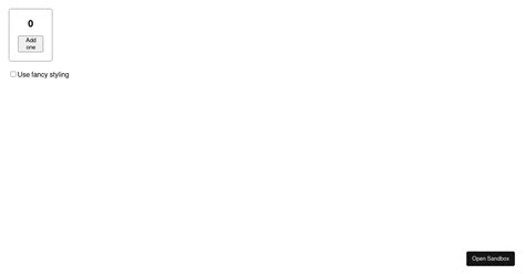 react dev codesandbox