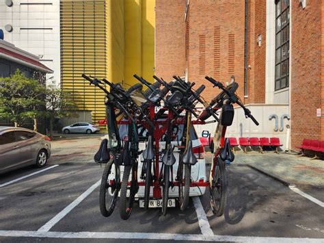 픽업 차량 운영 공항 자전거