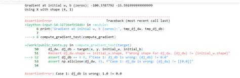 Week 2 Practice Lab Linear Regression Assertion Error Supervised Ml Regression And