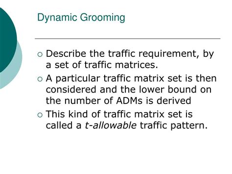 Ppt A Review Of Traffic Grooming In Wdm Optical Networks Architectures And Challenges