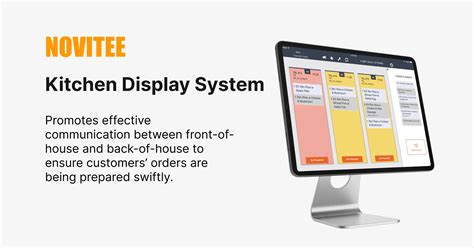 Kitchen Display System Novitee