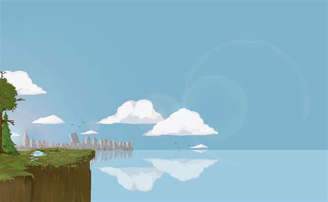 Fondos De Pantalla X Px Acantilado Arte Digital Paisaje