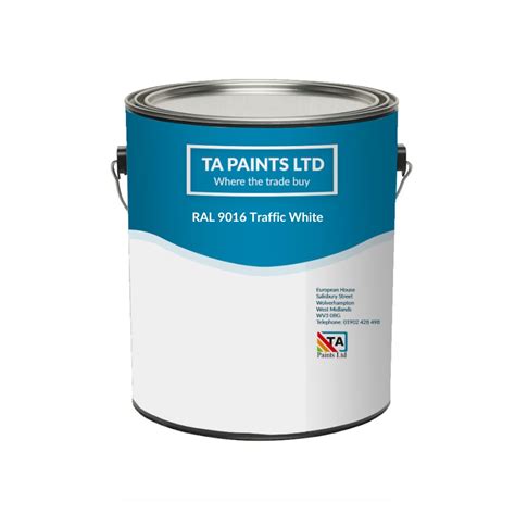 Ral 9016 Traffic White Paint Ta Paints