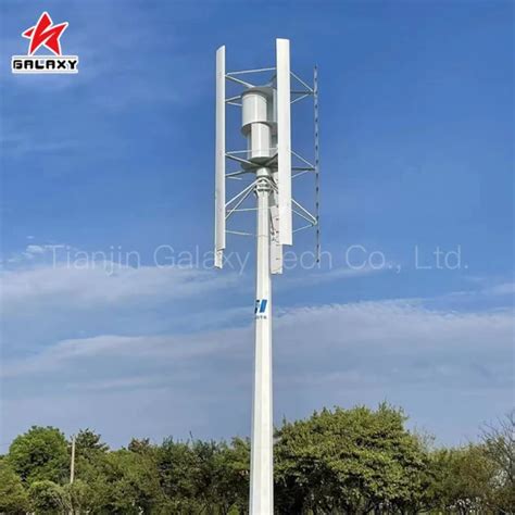 5kw 10kw 96v 220v Low Noise Vertical Axis Wind Turbine Home Vawt