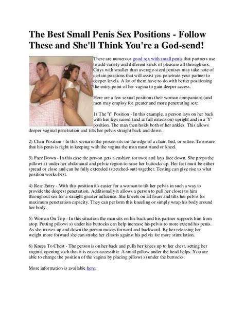 Small Penis Sex Tips Porn Sex Photos