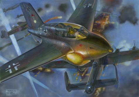 Koizumi Kazuaki Production Matsumoto Leiji Style Avro Lancaster Me 163 Original Royal Air