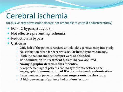 Ppt Ec Ic Bypass Indications And Techniques Powerpoint Presentation